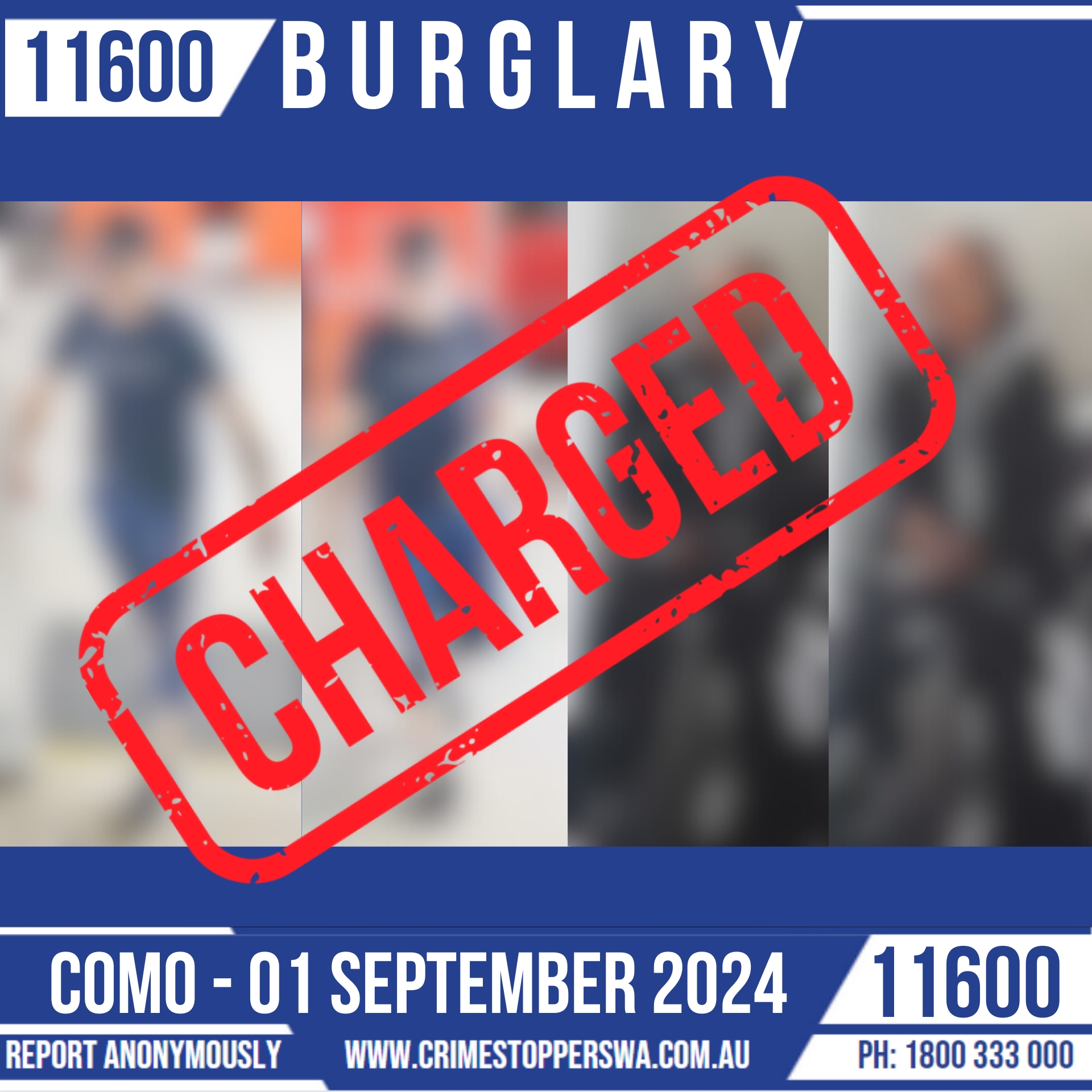 BURGLARY – DAVILAK STREET COMO WA – 01 SEPTEMBER 2024 • Crime Stoppers ...